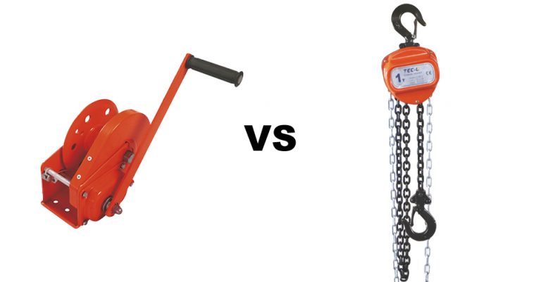 Advantages and disadvantages of Hand Winches and Chain Hoists - Tec ...